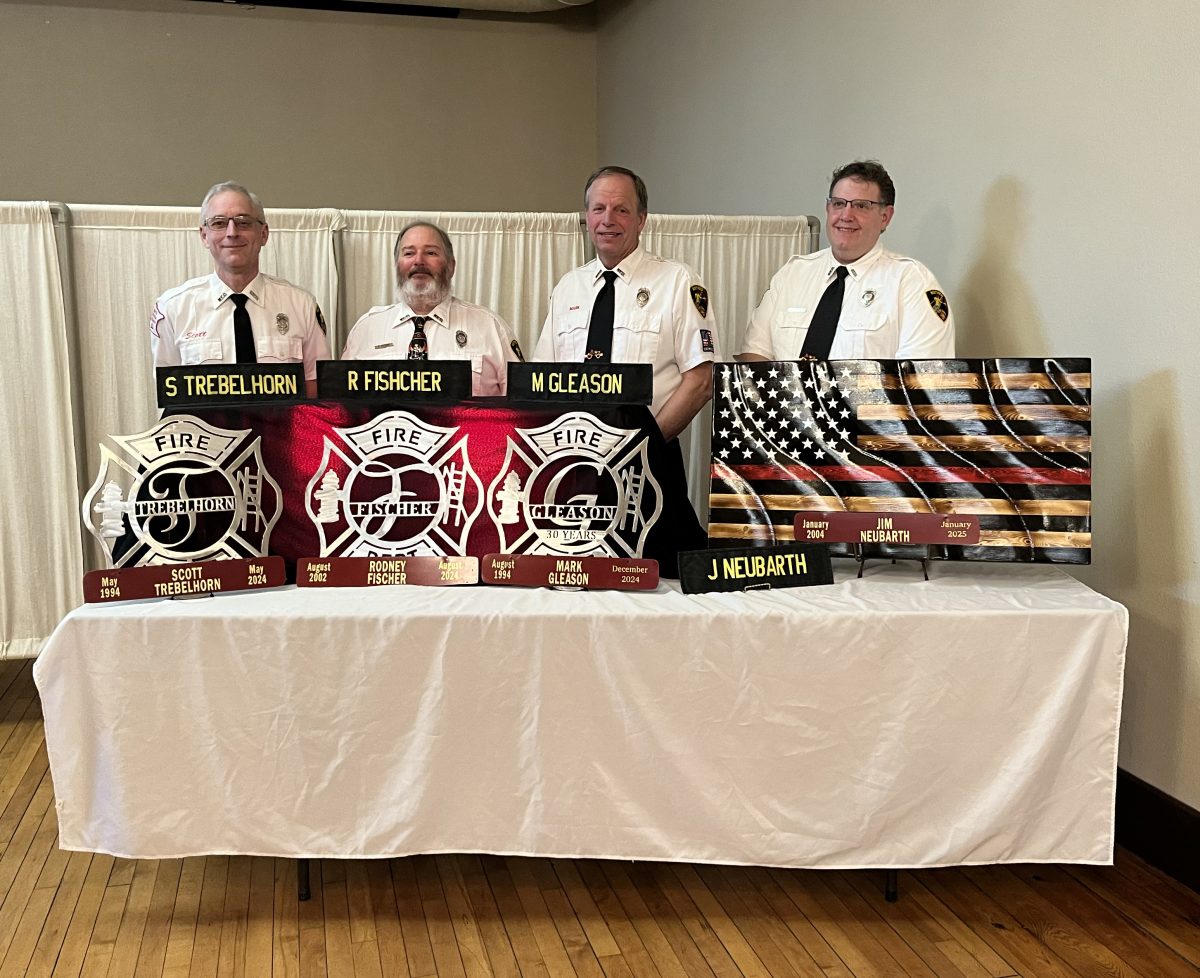 WFD retirees honored – Winthrop News